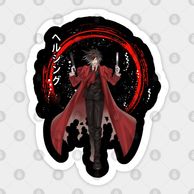 Hellsing Resurrected Alucard's Vengeance Unleashed - Hellsing Manga - Sticker | TeePublic